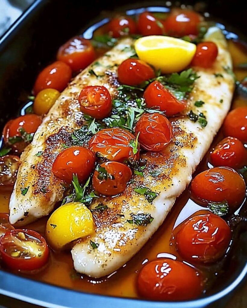 Poisson Méditerranéen au Four Facile & Sain - RECETTES FACILES